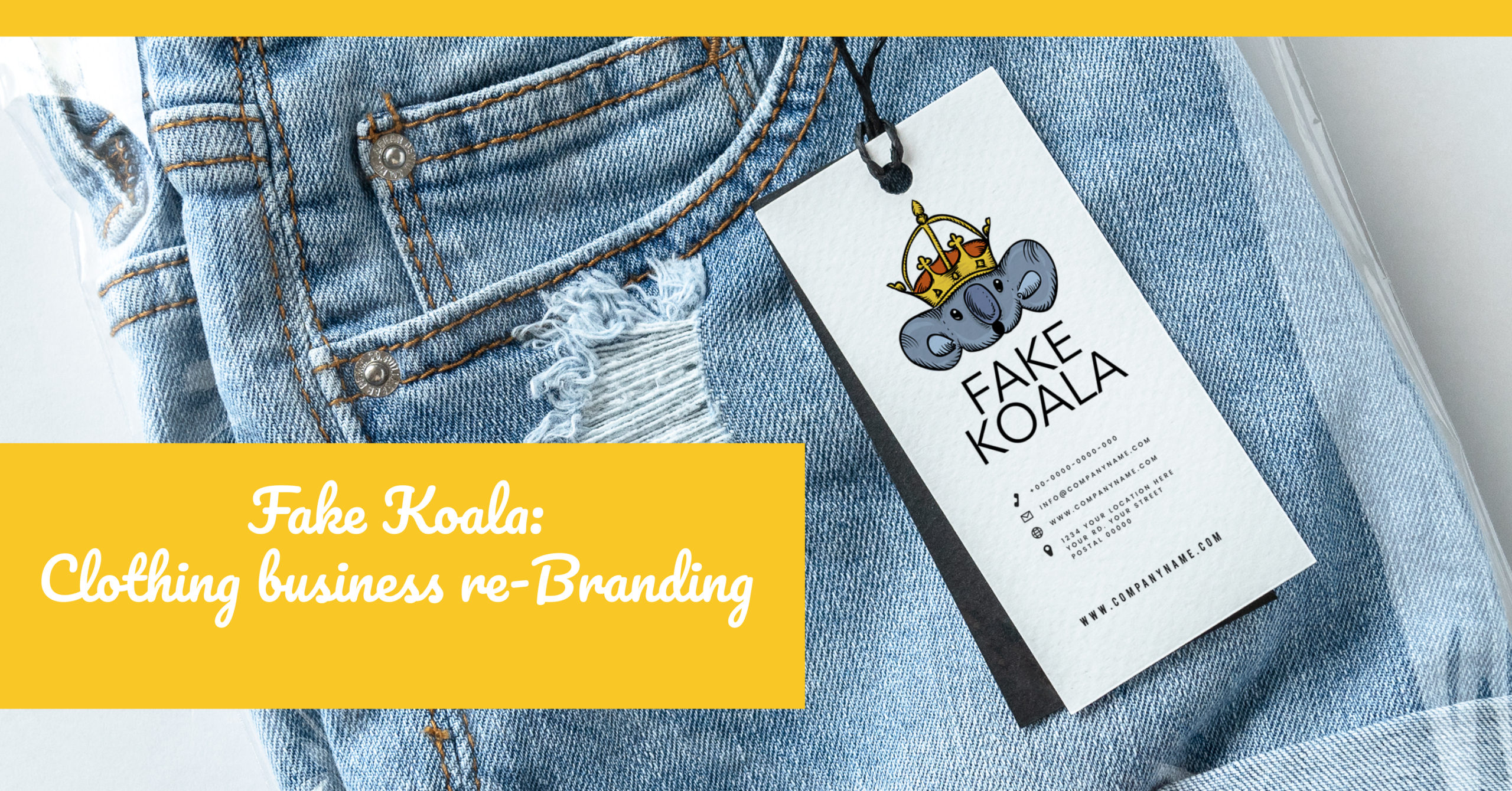 Fake Koala: clothing business re-Branding by Famesolutely